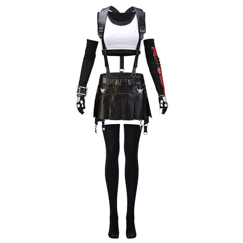 Final Fantasy Vii Tifa Lockhart Cosplay Costume Remake Dress Suit Unif Sakuracos